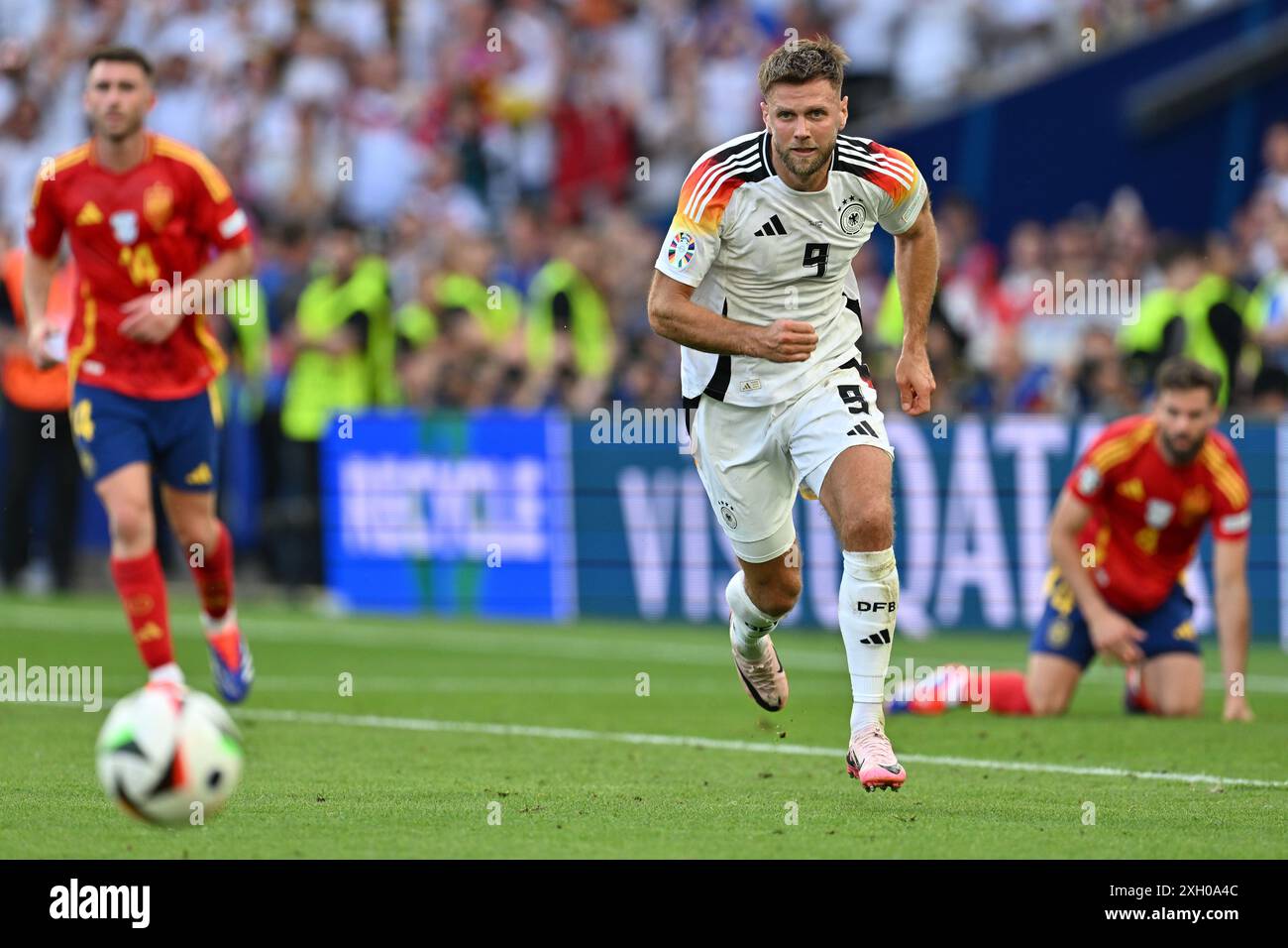 Niclas Fullkrug (9) of Germany pictured during a soccer game between ...