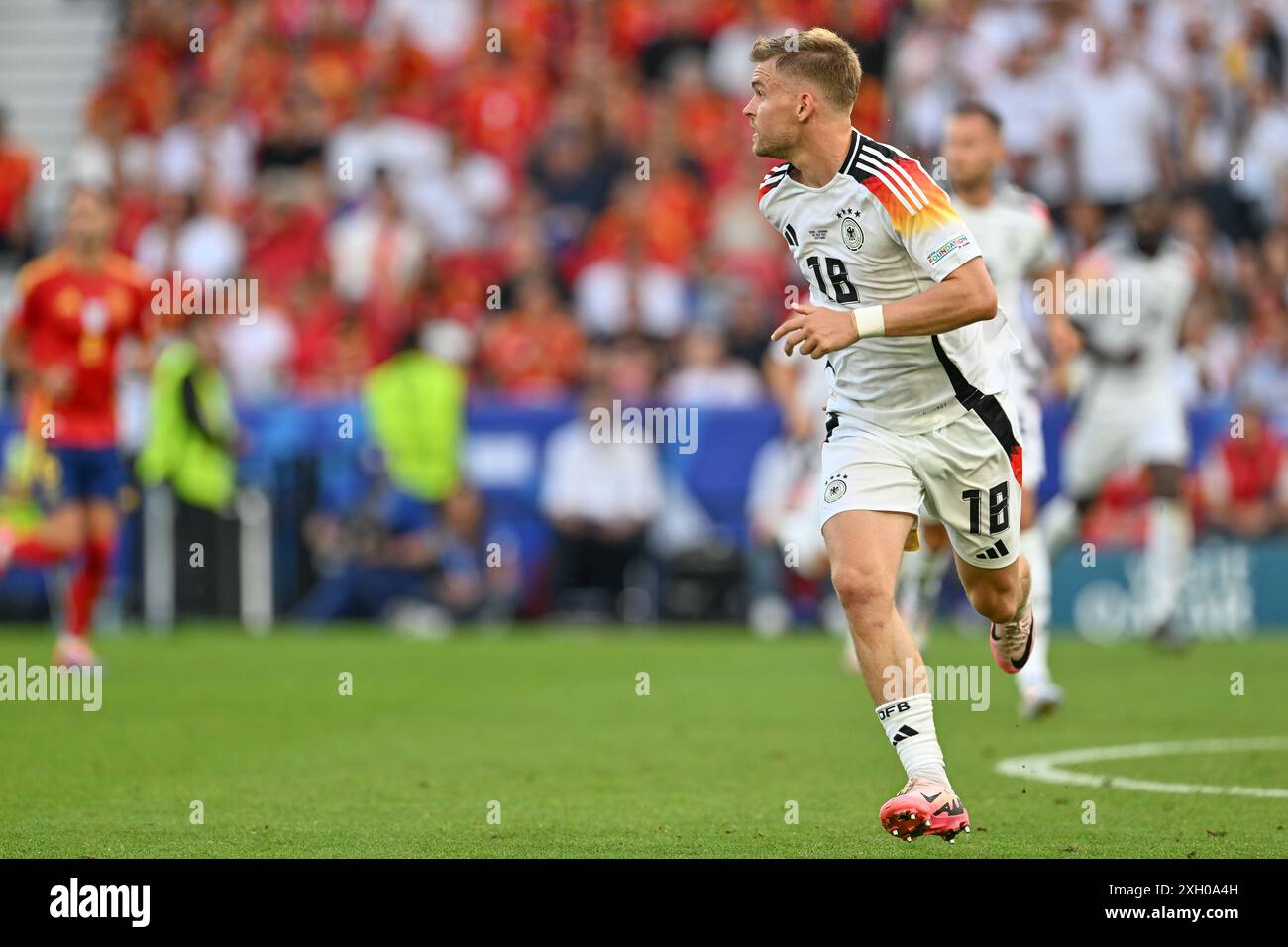 Maximilian Mittelstadt (18) of Germany pictured during a soccer game ...
