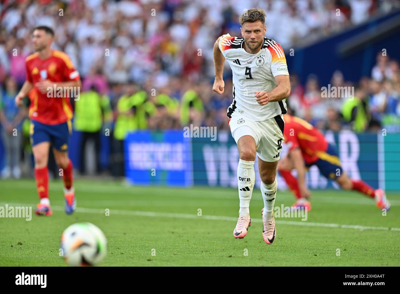 Niclas Fullkrug (9) of Germany pictured in action during a soccer game ...