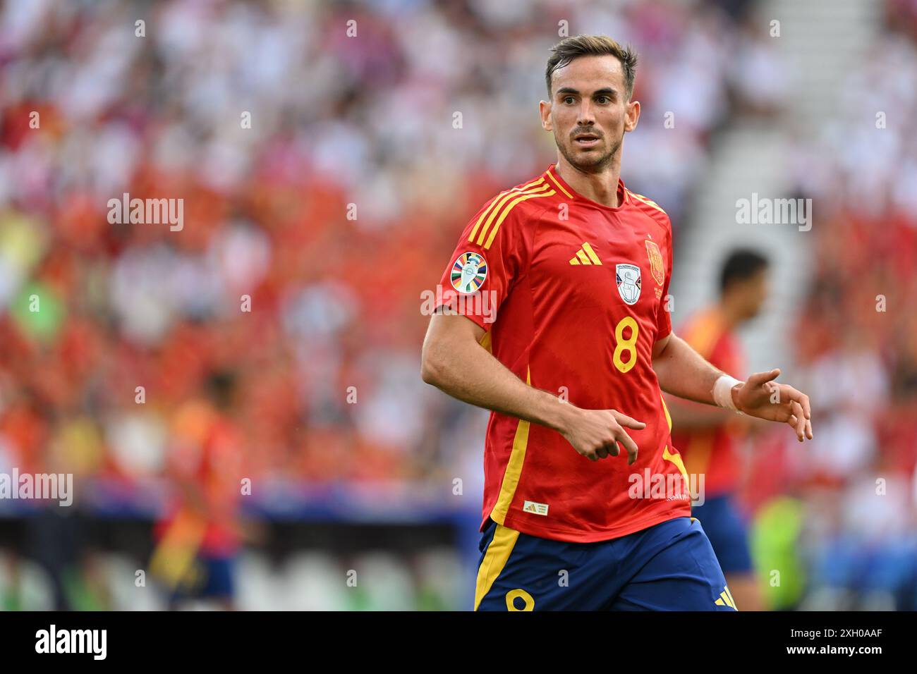 Fabian Ruiz (8) of Spain pictured during a soccer game between the ...