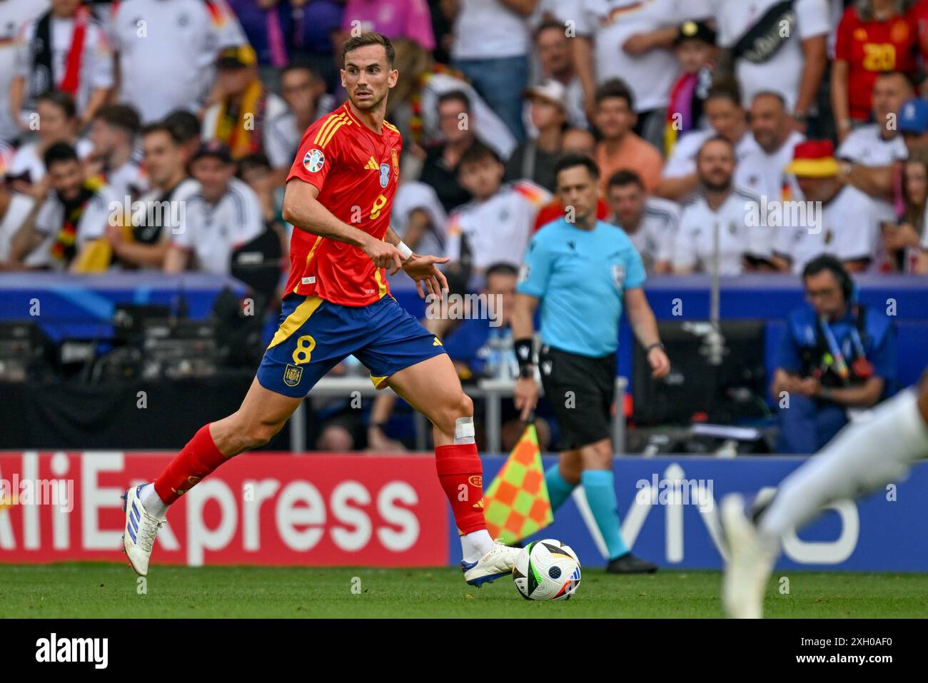 Fabian Ruiz (8) of Spain pictured during a soccer game between the ...