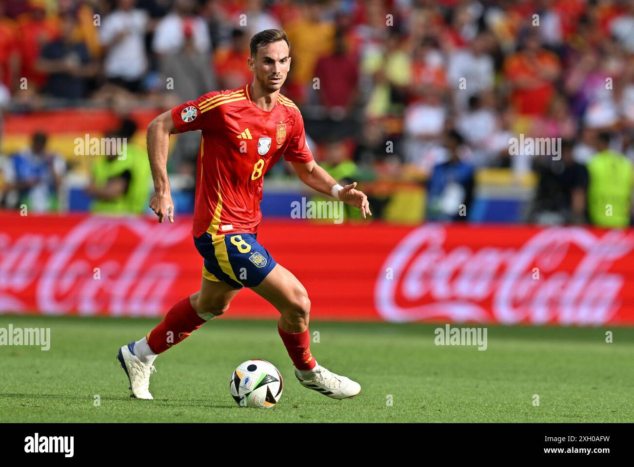 Fabian Ruiz (8) of Spain pictured during a soccer game between the ...