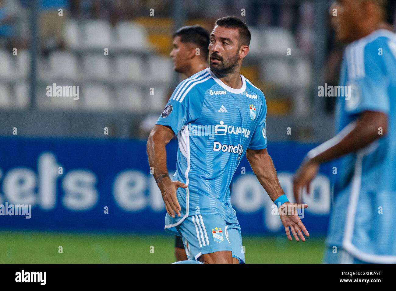 LIMA, PERU - FEBRUARY 27: Martín Cauteruccio of Sporting Cristal during ...