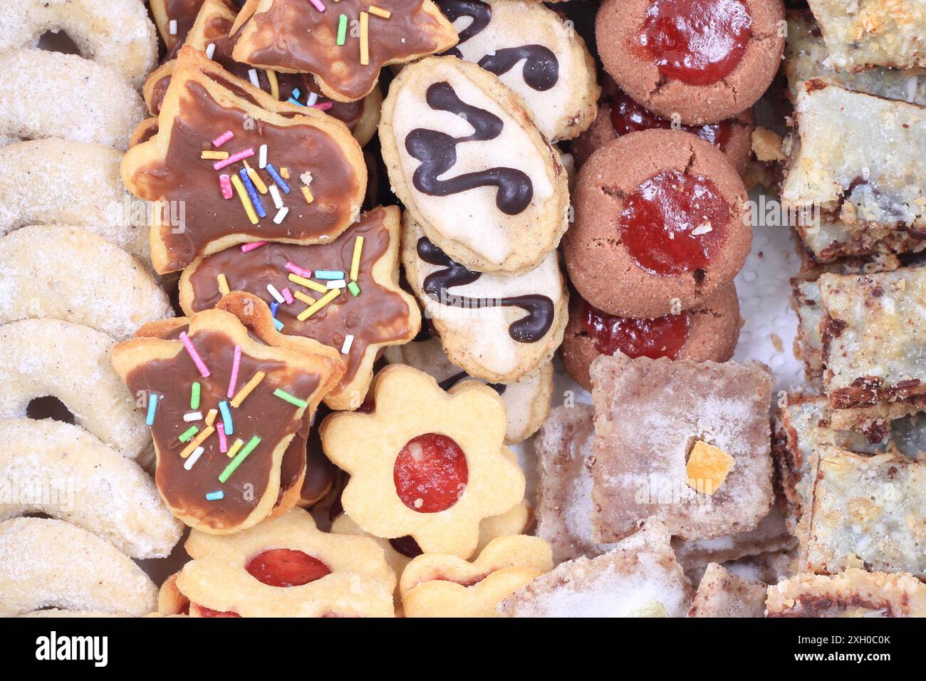 christmas cookies texture as very nice background Stock Photo - Alamy
