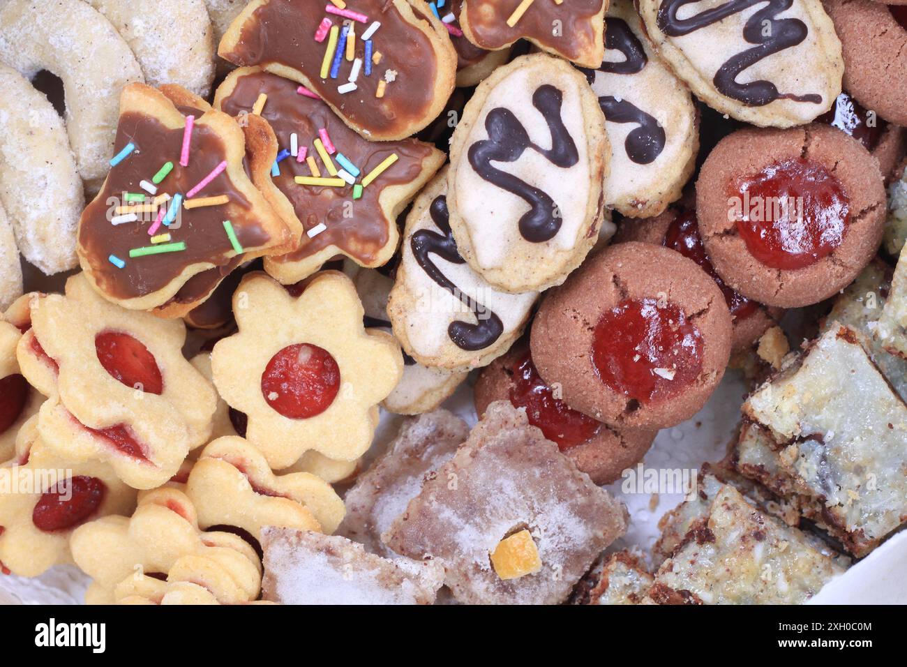 christmas cookies texture as very nice background Stock Photo - Alamy