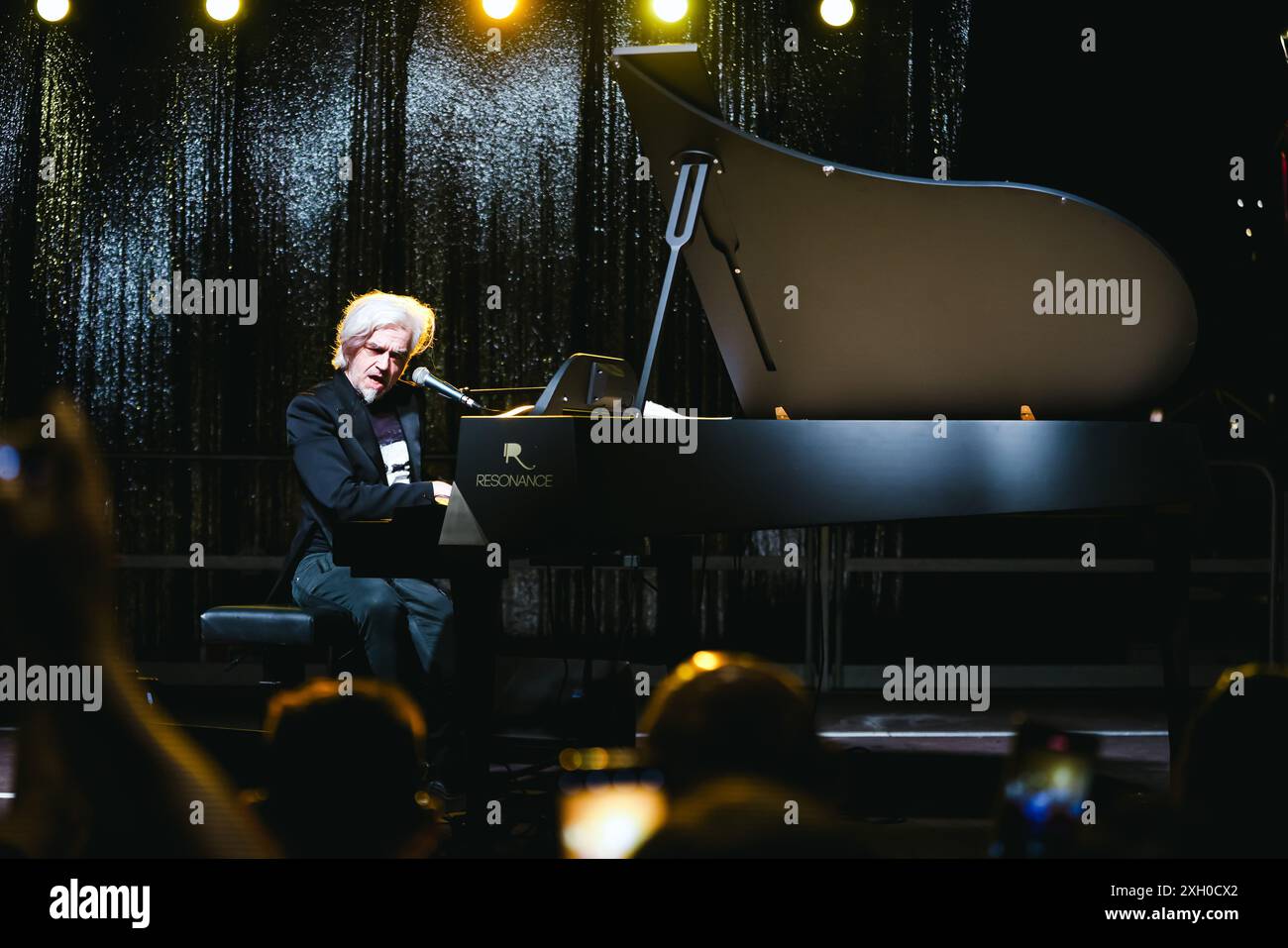 Milan, Italy. 10th July, 2024. Morgan is performing live at Desio ...