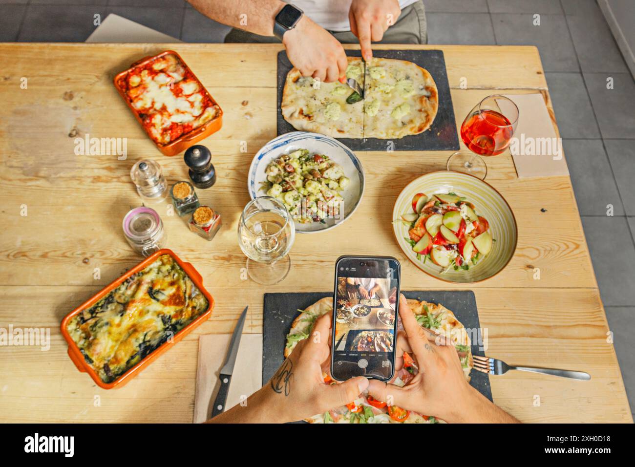 seeking the most flattering angles to highlight the vibrant colors and ...