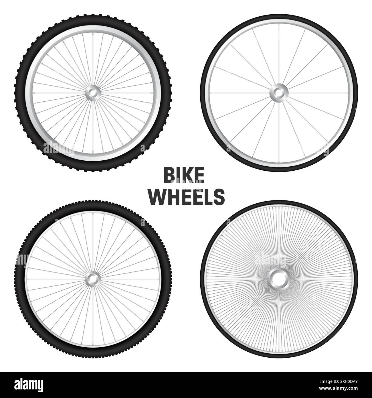 Spokes rims Stock Vector Images - Alamy