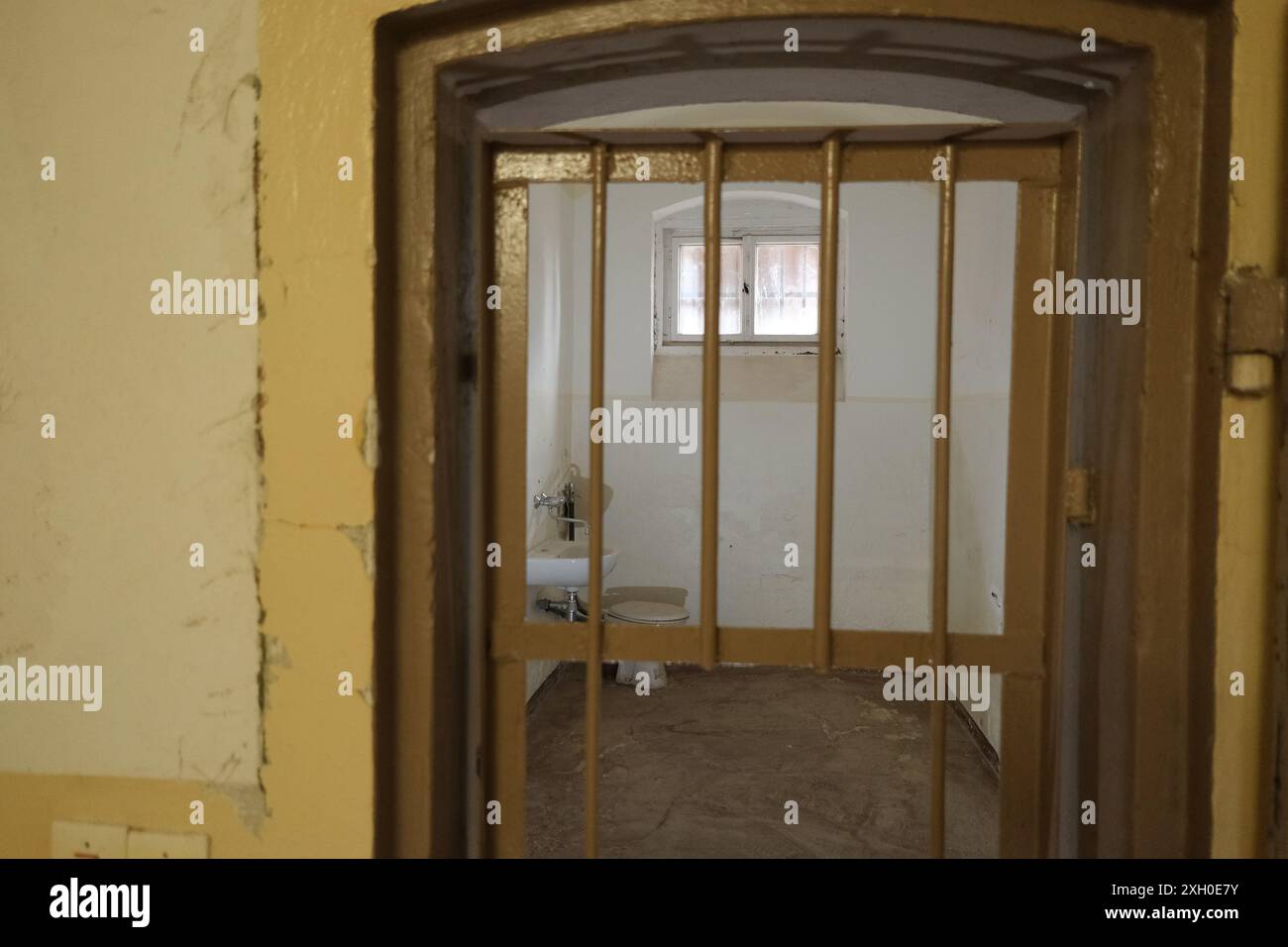 Stollberg, Germany. 11th July, 2024. View of a cell in the former ...