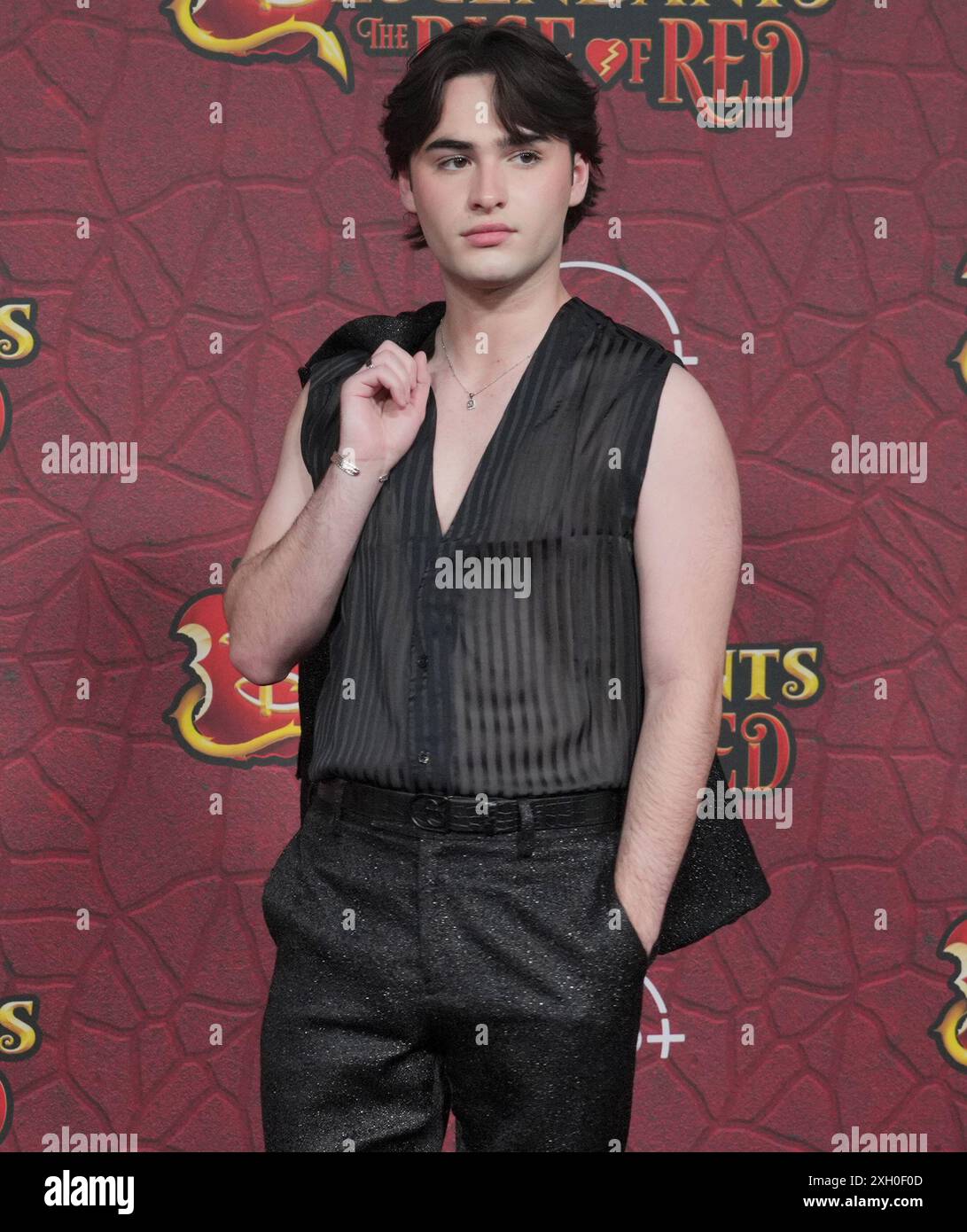 Los Angeles, USA. 10th July, 2024. Joshua Colley arrives at the Disney ...