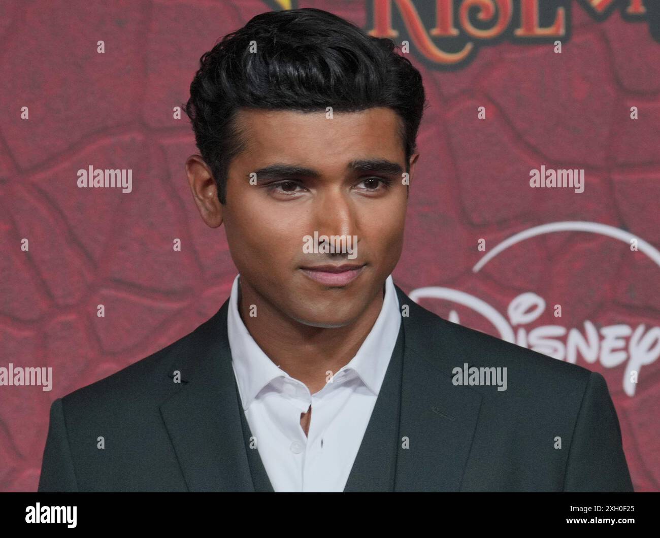 Los Angeles, USA. 10th July, 2024. Kabir Bery arrives at the Disney's ...