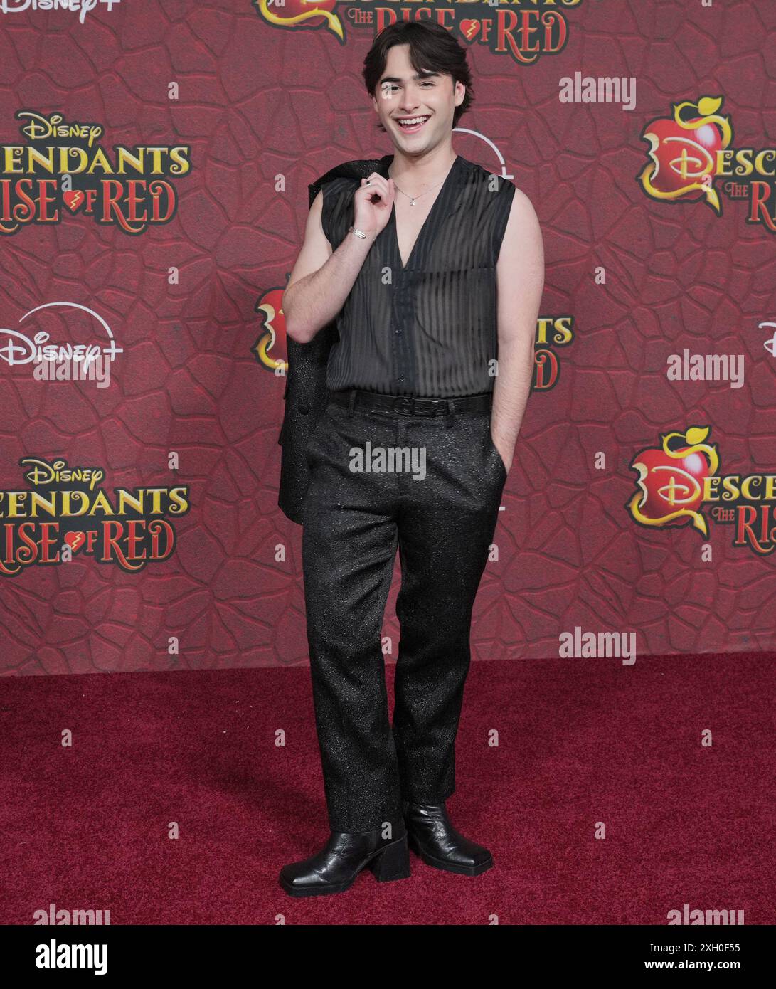 Los Angeles, USA. 10th July, 2024. Joshua Colley arrives at the Disney ...