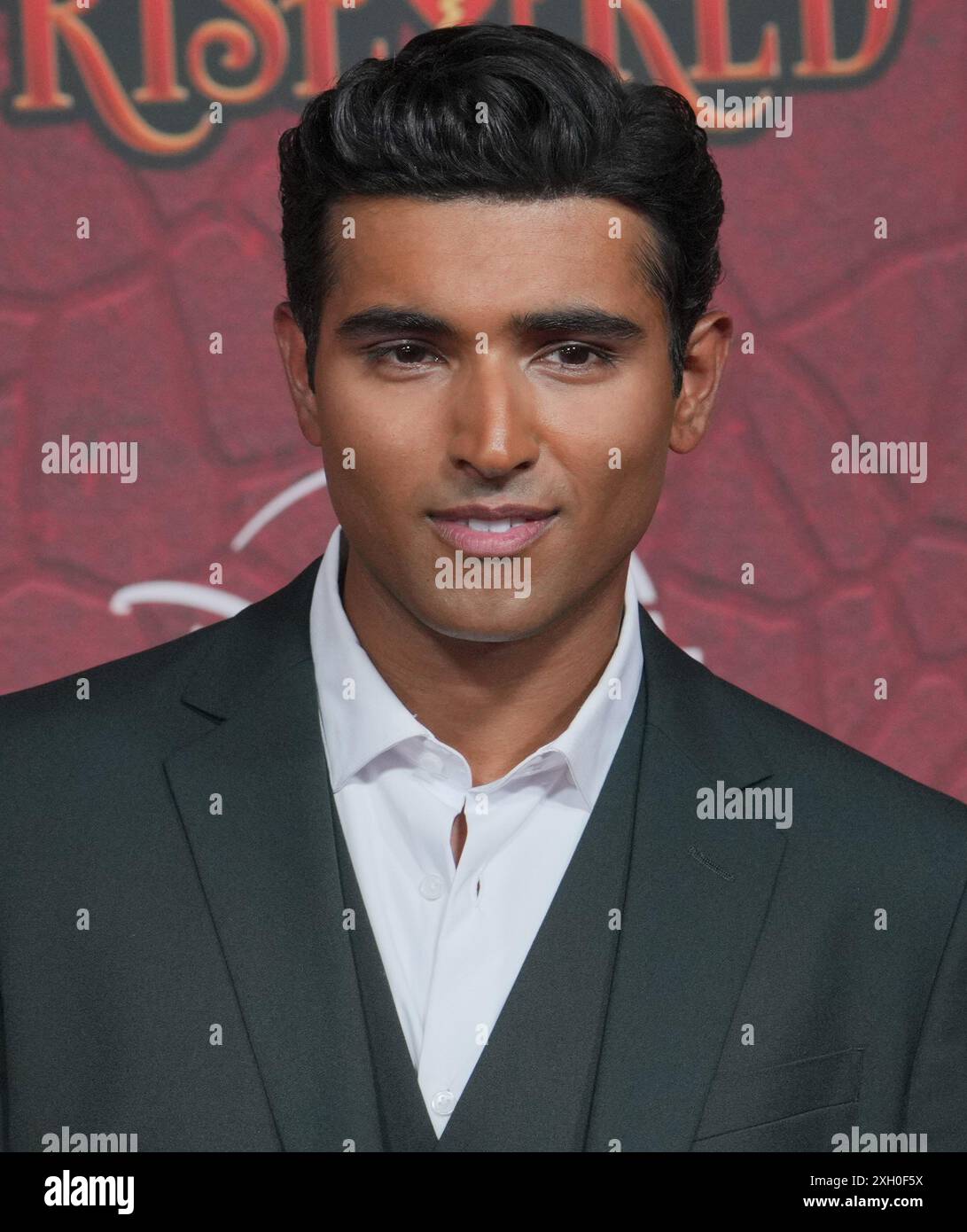 Los Angeles, USA. 10th July, 2024. Kabir Bery arrives at the Disney's ...