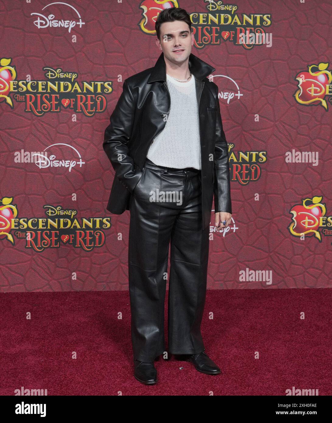 Los Angeles, USA. 10th July, 2024. Anthony Pyatt arrives at the Disney ...