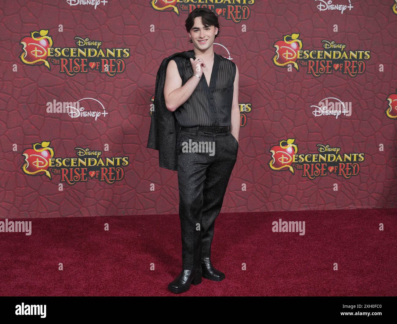 Los Angeles, USA. 10th July, 2024. Joshua Colley arrives at the Disney ...