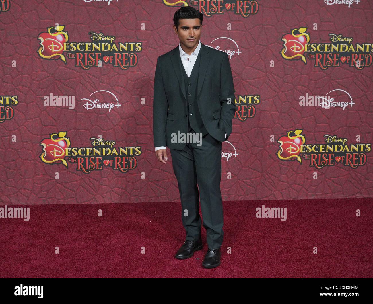 Los Angeles, USA. 10th July, 2024. Kabir Bery arrives at the Disney's ...