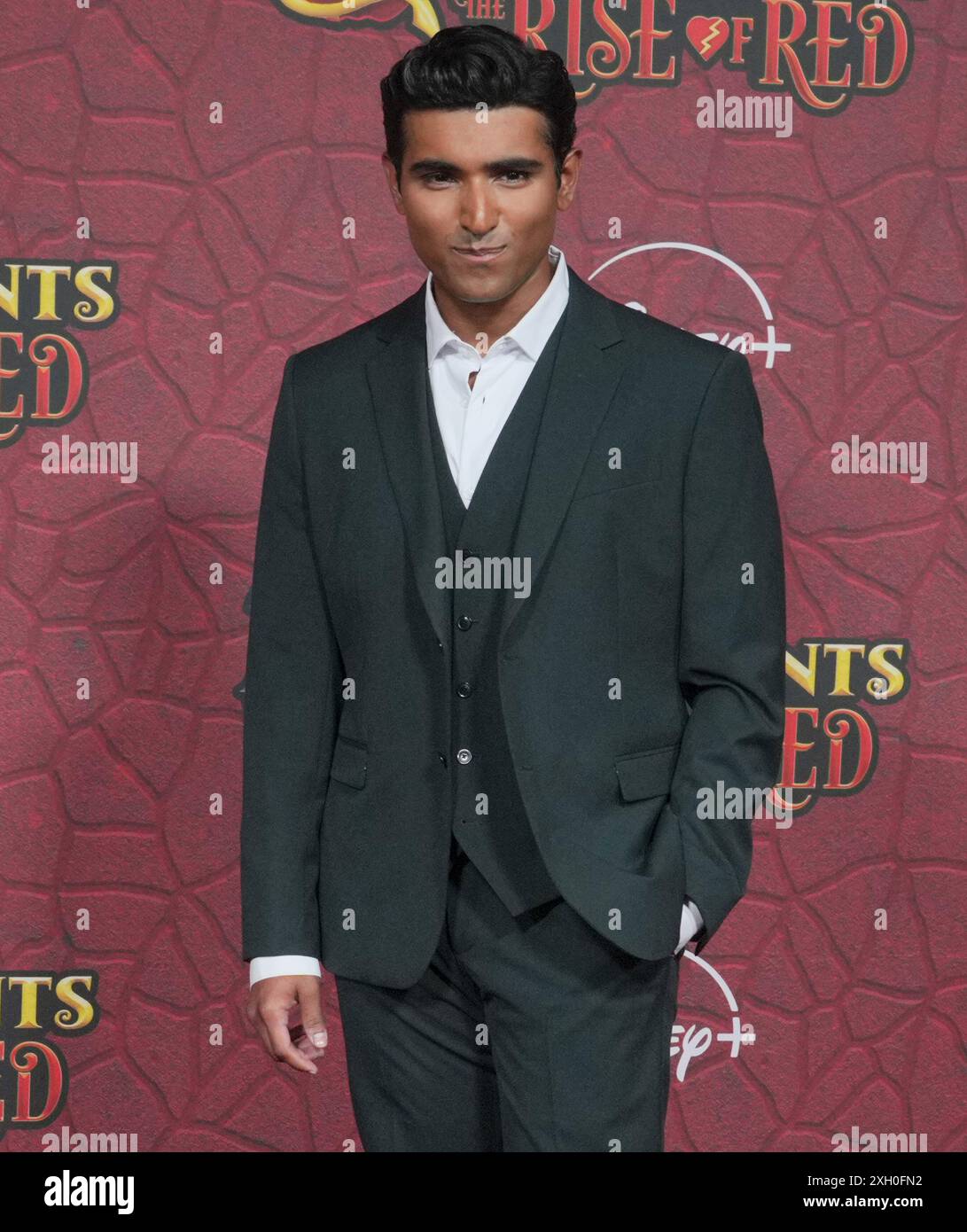 Los Angeles, USA. 10th July, 2024. Kabir Bery arrives at the Disney's ...