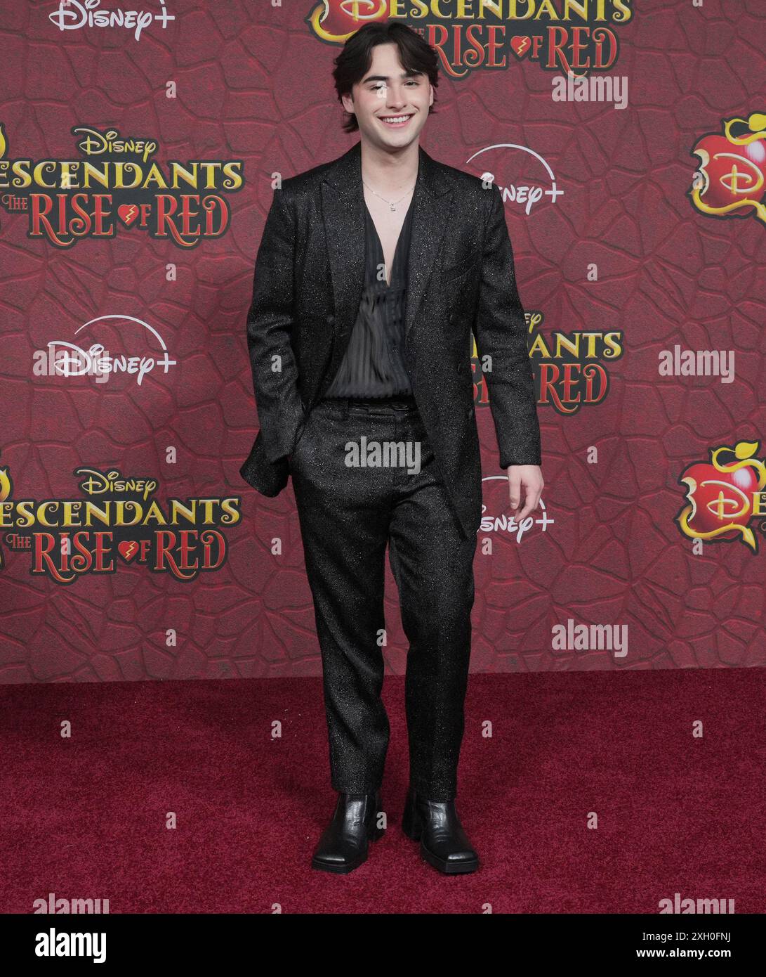 Los Angeles, USA. 10th July, 2024. Joshua Colley arrives at the Disney ...
