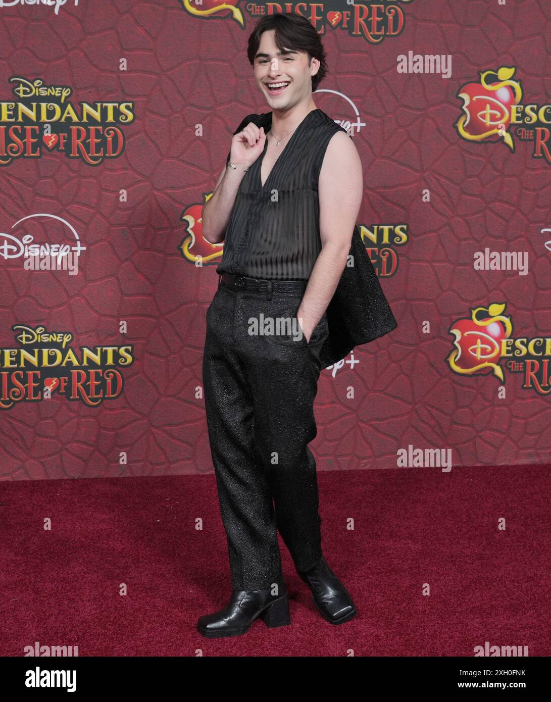 Los Angeles, USA. 10th July, 2024. Joshua Colley arrives at the Disney ...