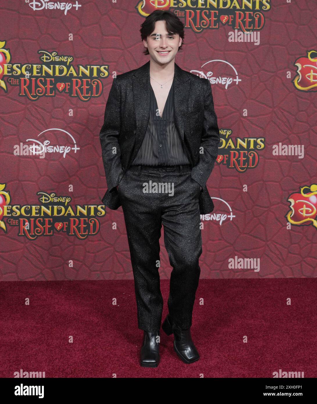Los Angeles, USA. 10th July, 2024. Joshua Colley arrives at the Disney ...
