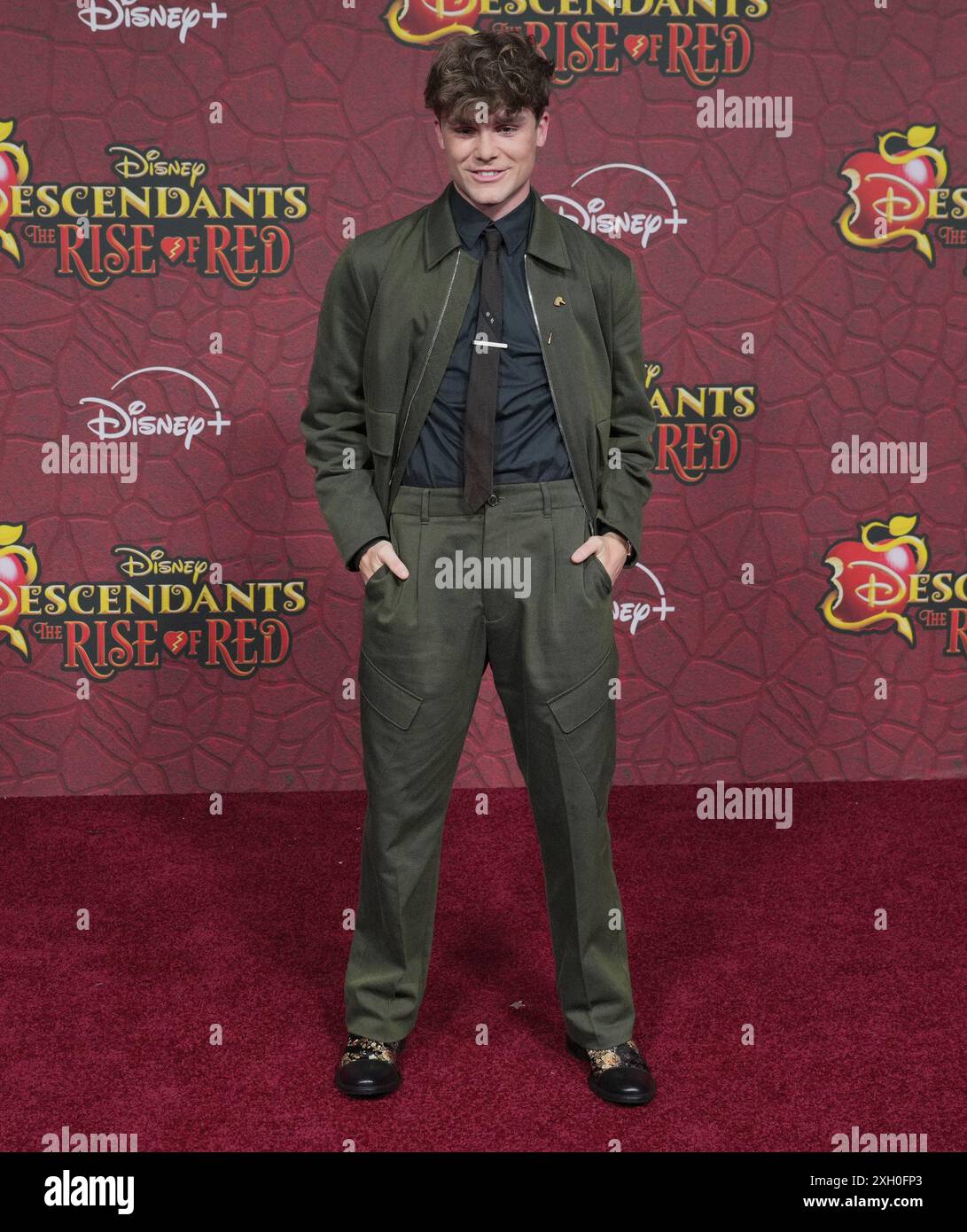Los Angeles, USA. 10th July, 2024. Peder Lindell arrives at the Disney ...