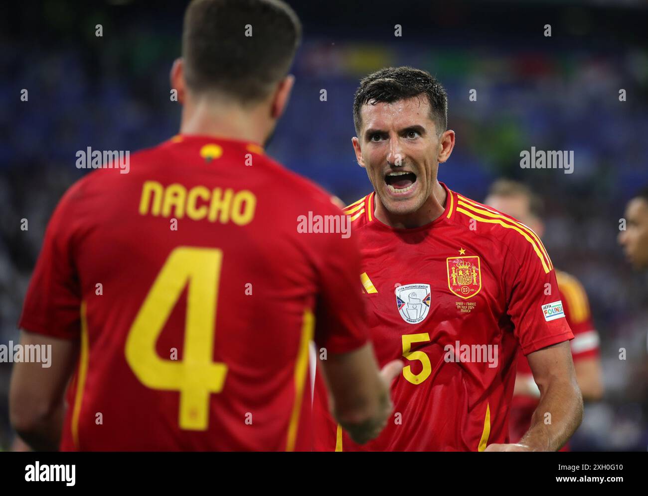 MUNICH, GERMANY - JULY 09: Daniel Vivian of Spain during the UEFA EURO ...
