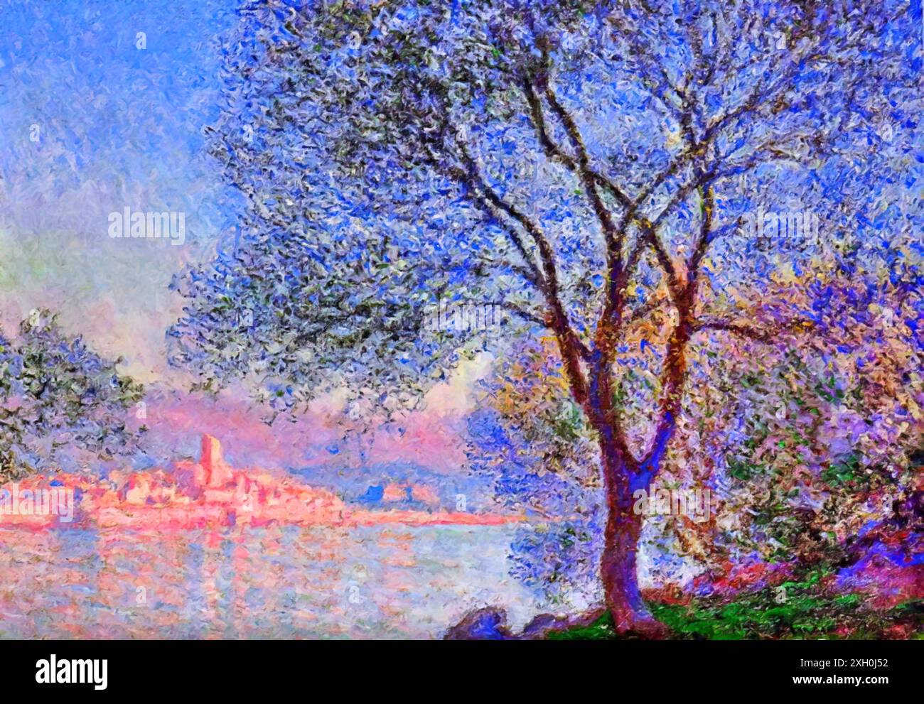 Landscape from france Stock Vector Images - Alamy