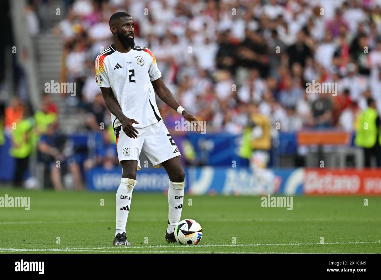 Antonio Rudiger (2) of Germany pictured during a soccer game between ...