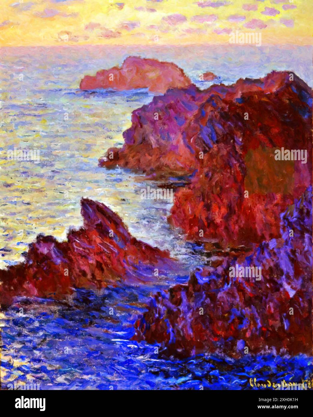 1886 by monet Stock Vector Images - Alamy