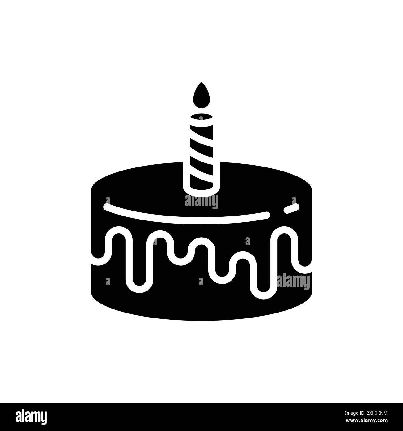 Cream cake in shape Black and White Stock Photos & Images - Alamy