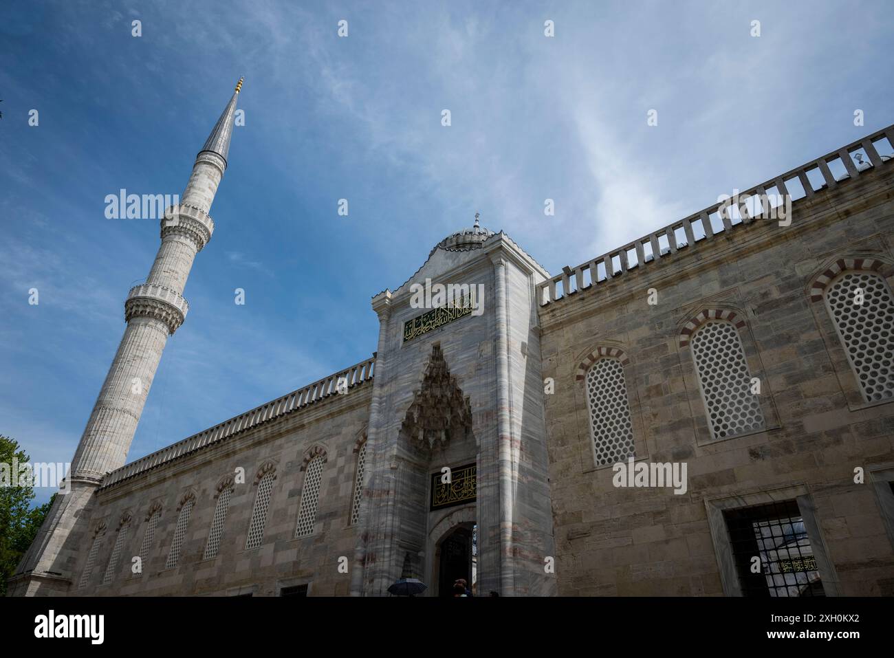 Blue Mosque or the Sultan Ahmed Mosque an Ottoman-era historical imperial mosque constructed ...