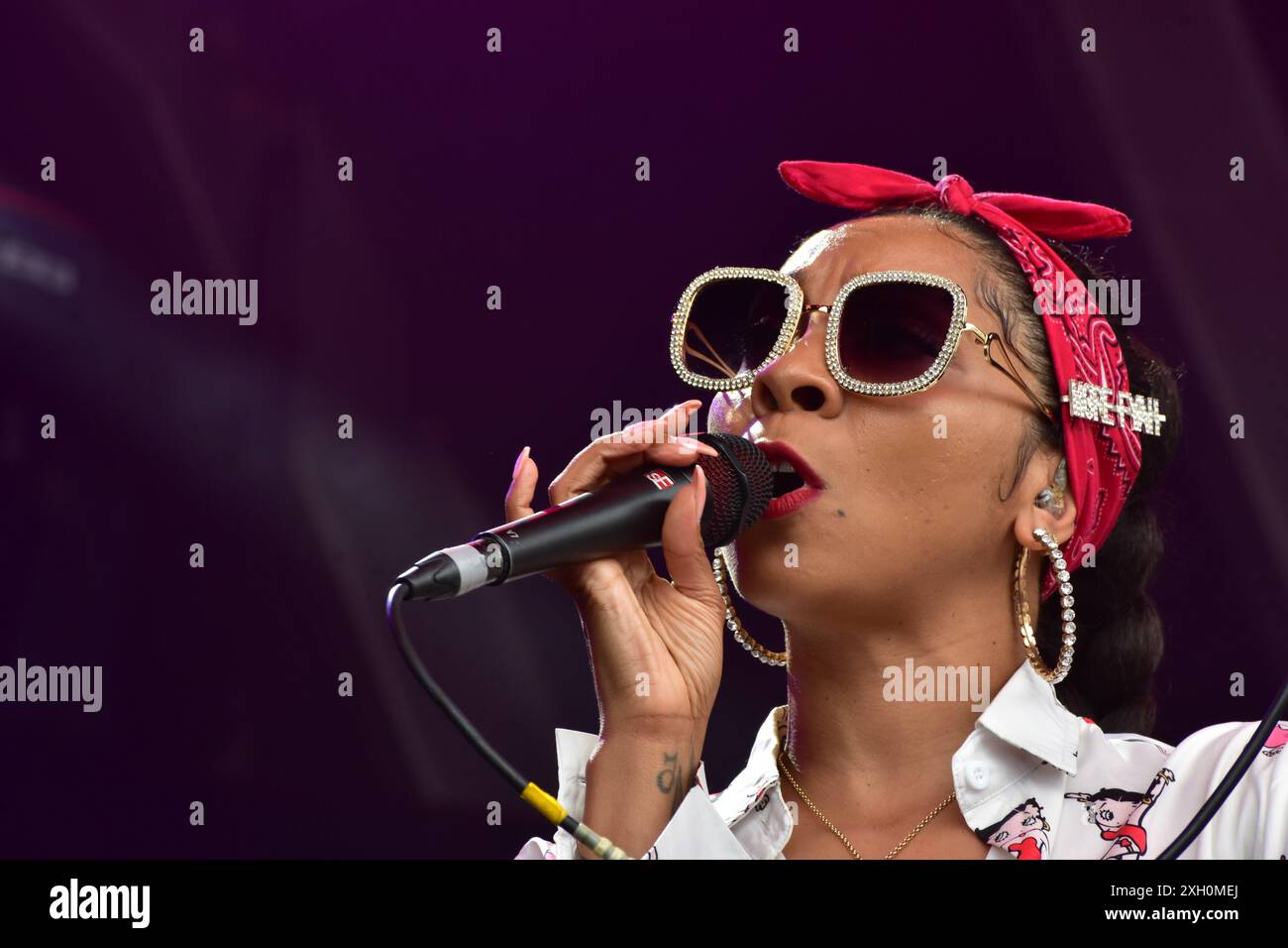 Singer and songwriter Hollie Cook at Bristol Sounds music festival ...