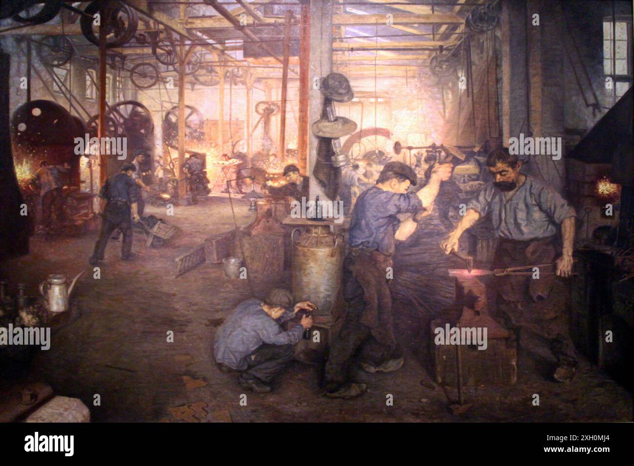 Blacksmith forge painting hi-res stock photography and images - Alamy