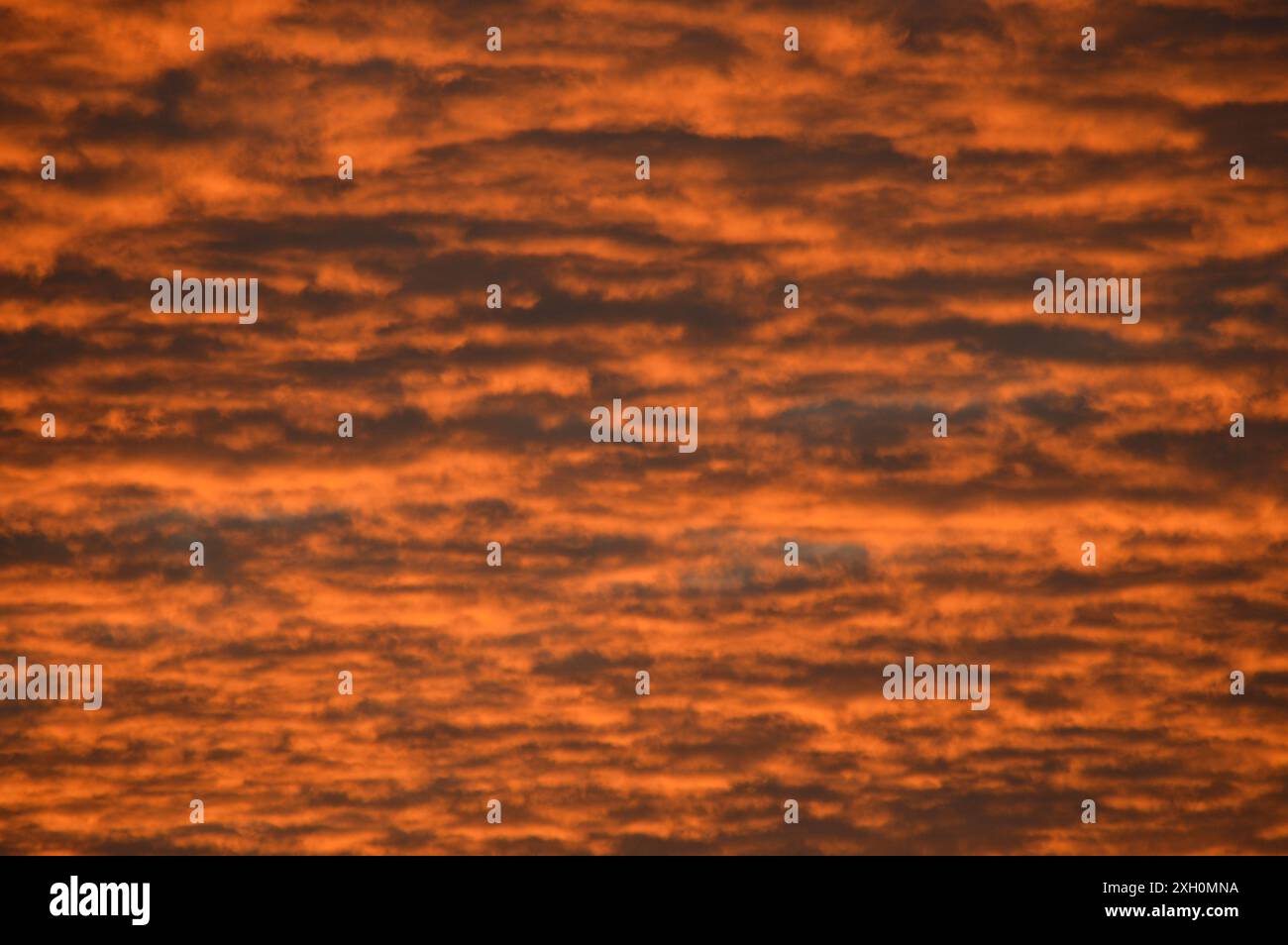 sunset sky orange blue paradise background textured Stock Photo - Alamy