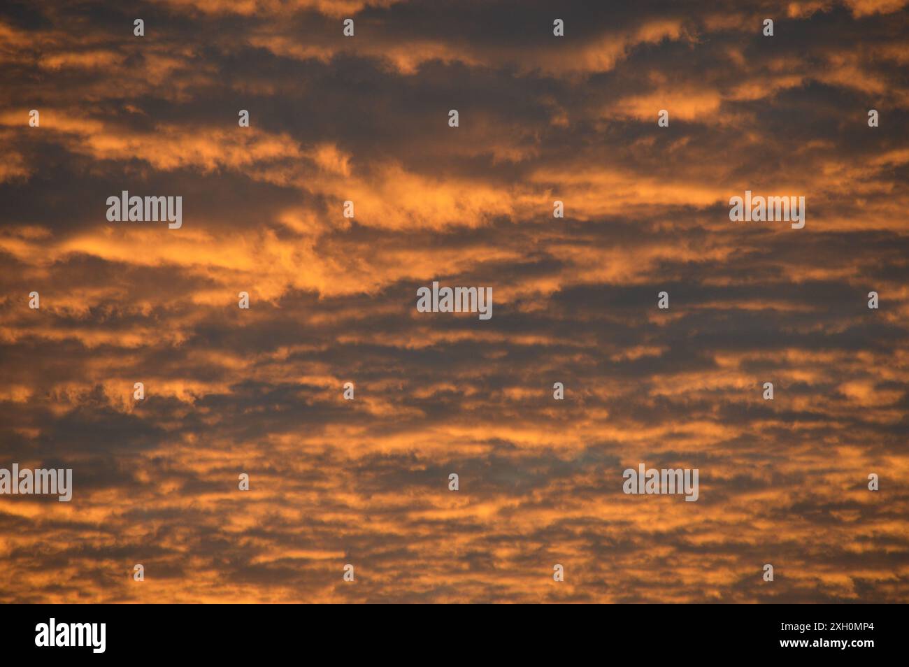 sunset sky orange blue paradise background textured Stock Photo - Alamy