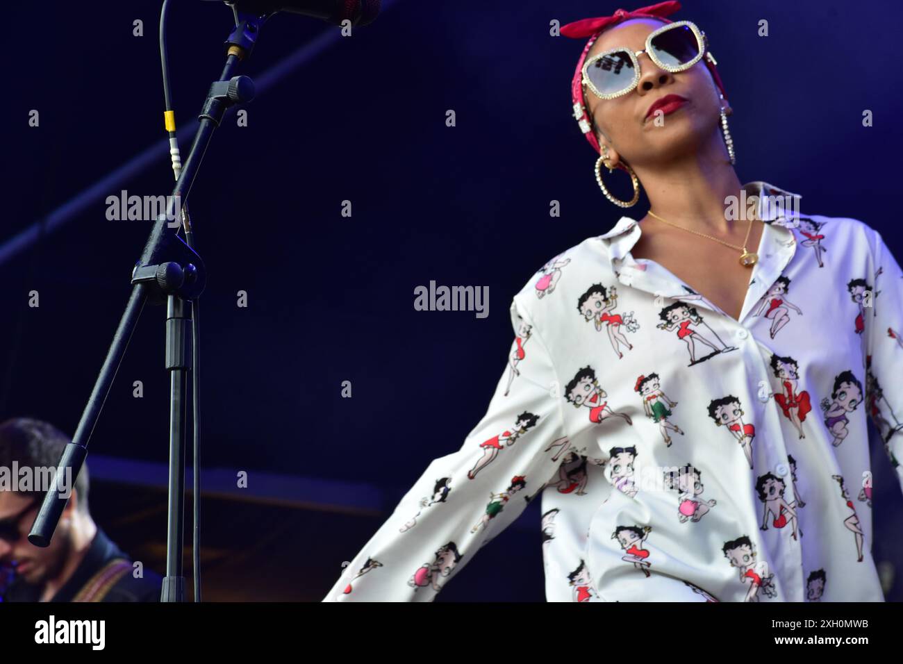 Singer and songwriter Hollie Cook at Bristol Sounds music festival ...