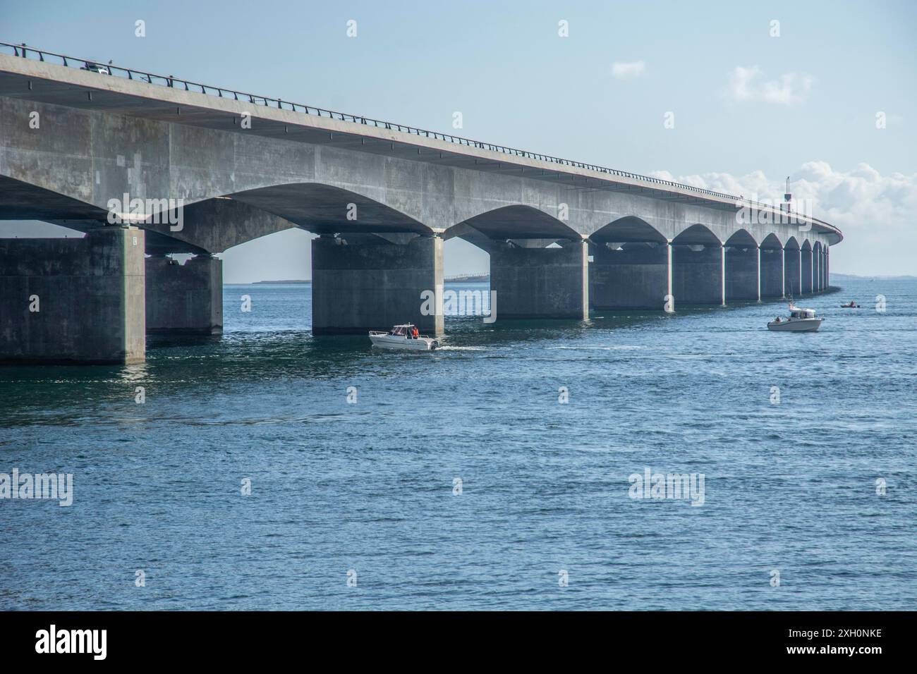 Storebaeltsbro Nyborg, Sund Bridge Fyn-Sjaelland, Fyn-Sealand, railway ...