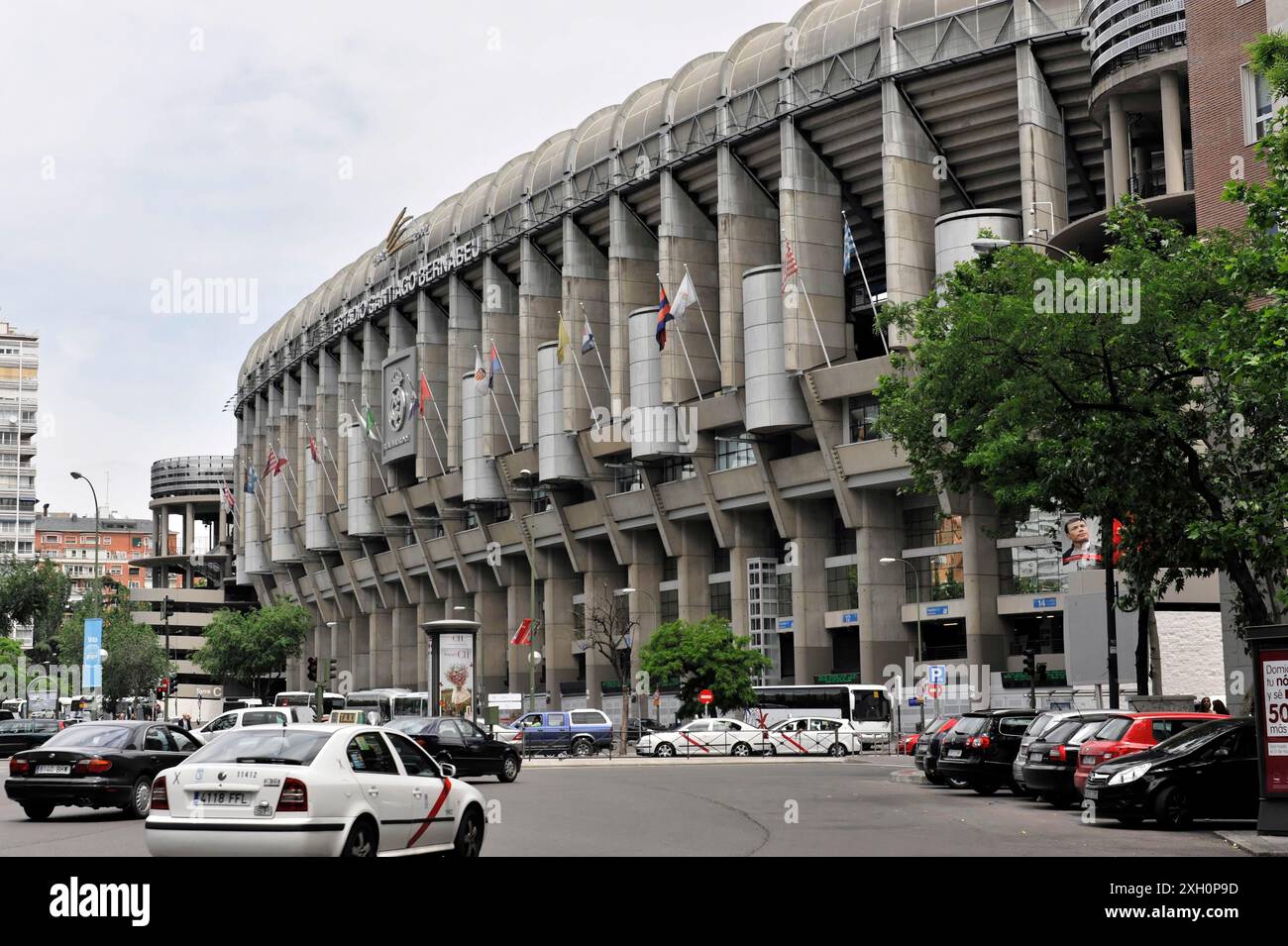 Estadio Santiago Bernabeu, football stadium of the Spanish club Real ...