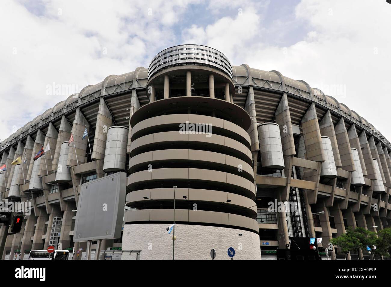 Estadio Santiago Bernabeu, football stadium of the Spanish club Real ...