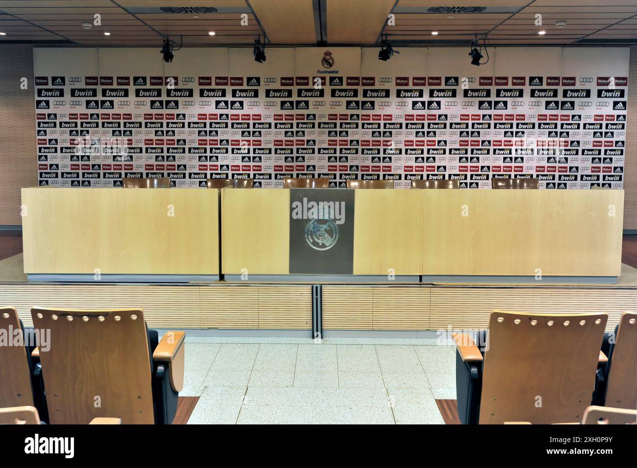 Estadio Santiago Bernabeu, football stadium of the Spanish club Real ...
