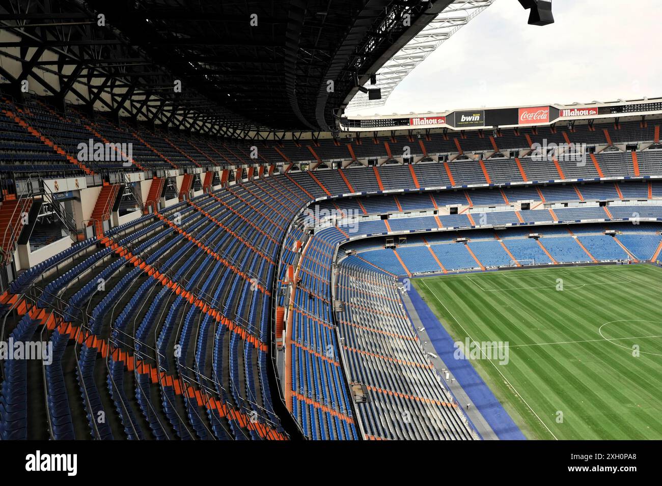 Estadio Santiago Bernabeu, football stadium of the Spanish club Real ...