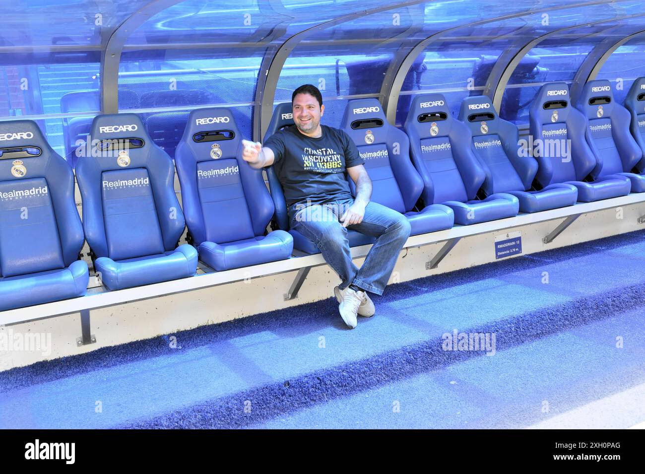 Estadio Santiago Bernabeu, football stadium of the Spanish club Real ...