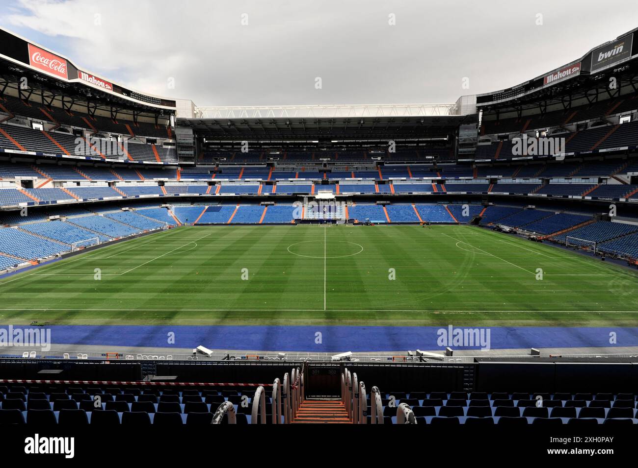 Estadio Santiago Bernabeu, football stadium of the Spanish club Real ...