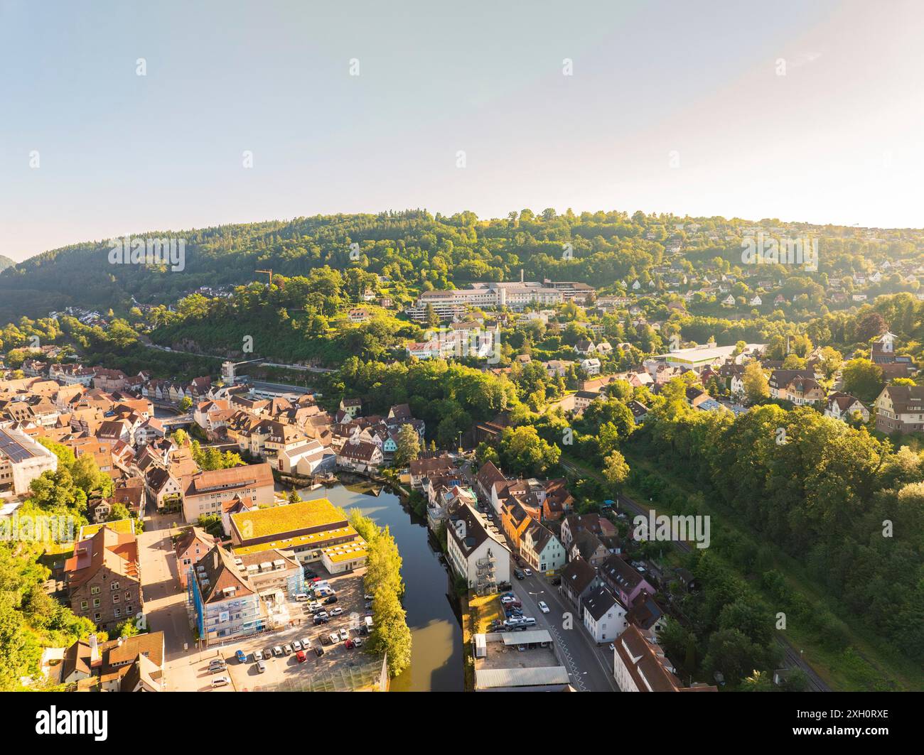 An aerial photo of the riverside hi-res stock photography and images ...