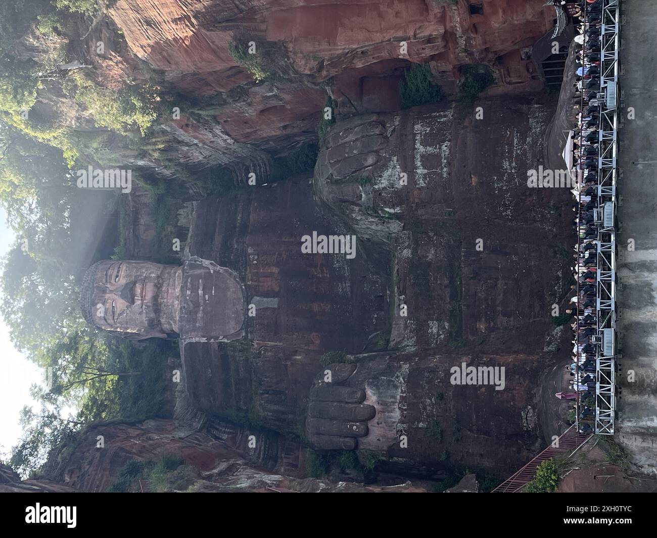 LESHAN, CHINA - JULY 22, 2024 - (FILE) The Leshan Giant Buddha is seen ...
