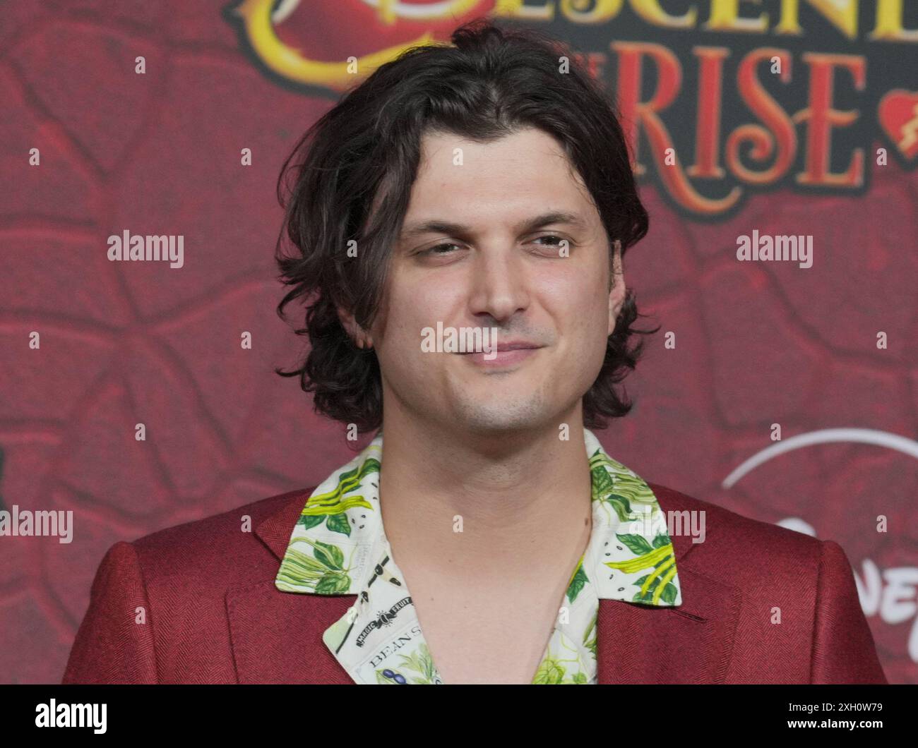 Alex Boniello arrives at the Disney's DESCENDANTS: THE RISE OF RED ...