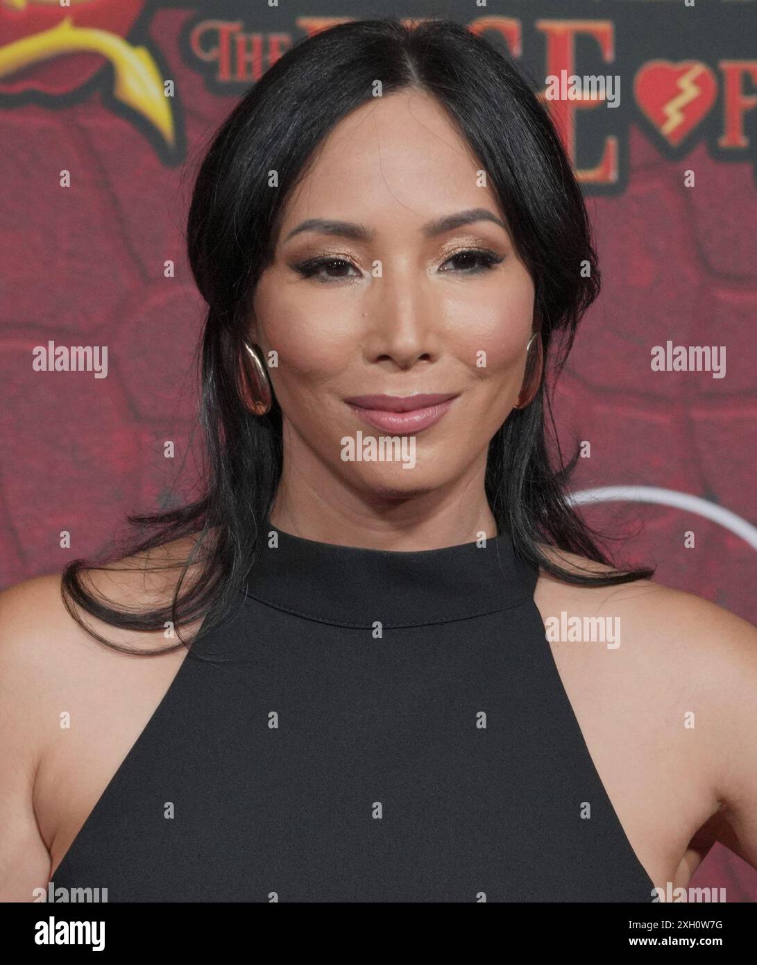 Julee Cerda arrives at the Disney's DESCENDANTS: THE RISE OF RED World ...