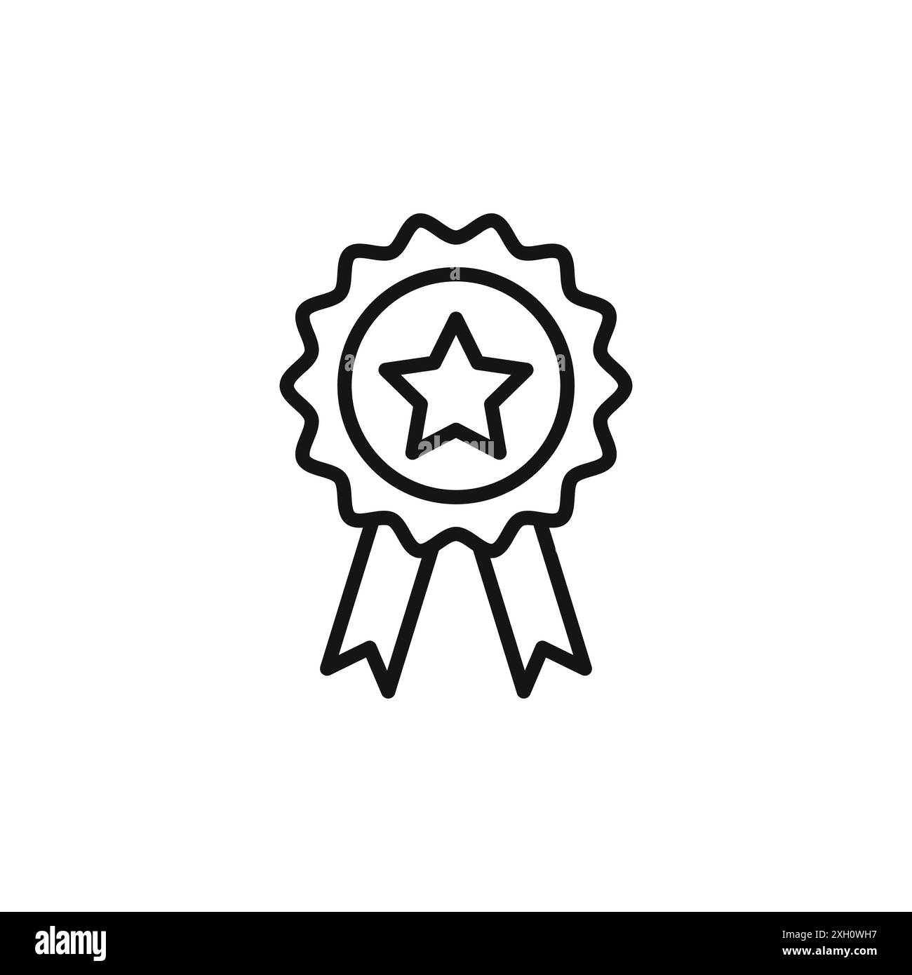 best seller icon logo sign vector outline in black and white color ...