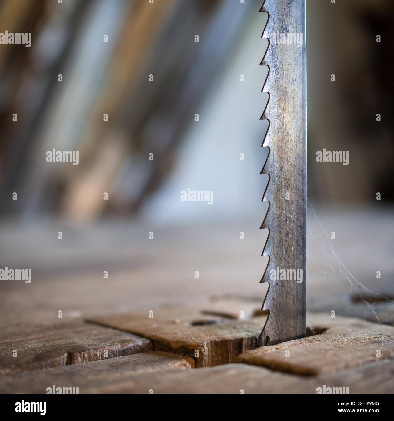 Saw at a carpenters working place Stock Photo - Alamy
