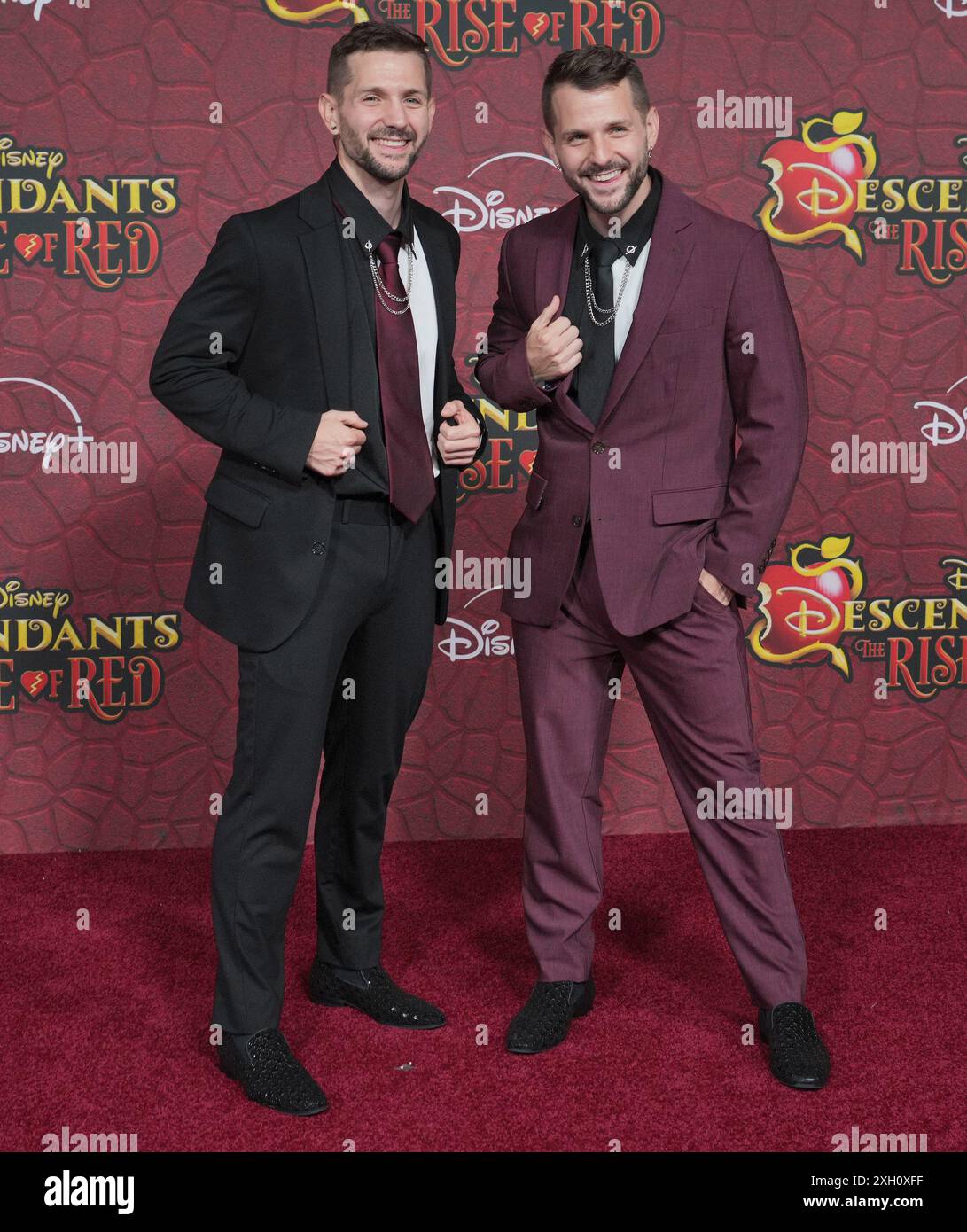 (L-R) Twin Sauce - Luke Harwerth and Paul Harwerth at the Disney's ...